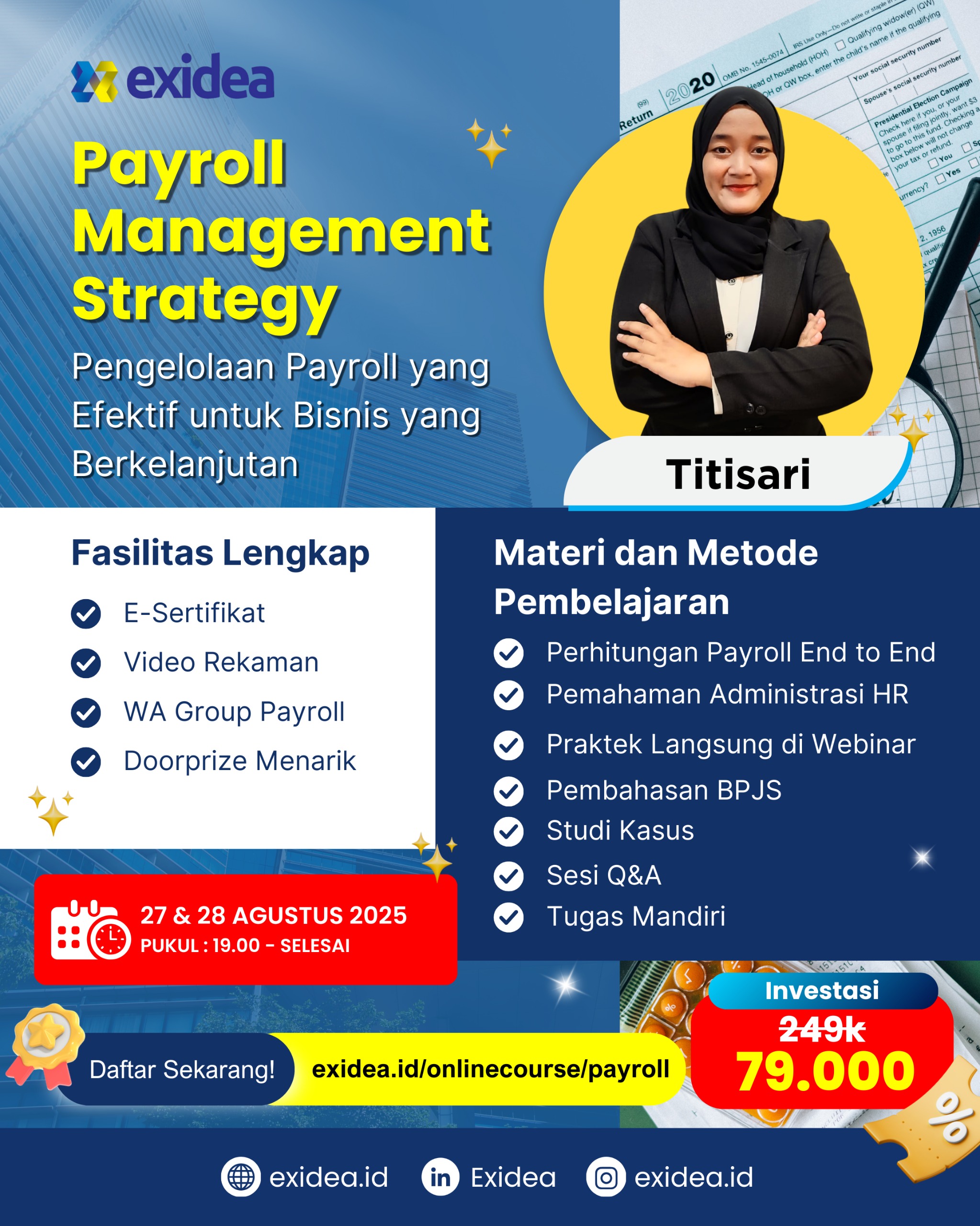 Onlinecourse Payroll - EXIDEA.ID